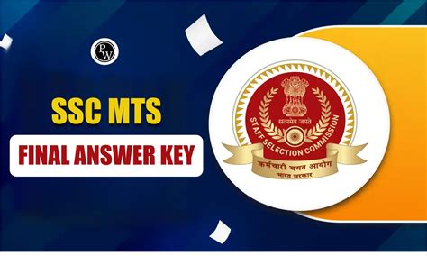 Ssc Mts Final Answer Key Out Download Mts Response Sheet Pdfs