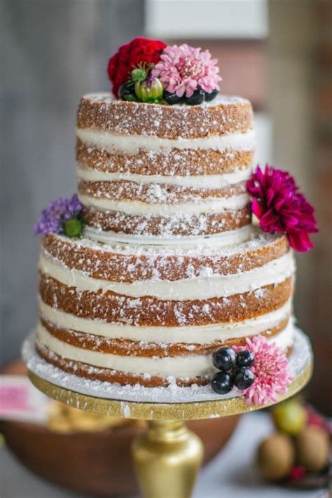 decoração de bolo flores naked cake Pesquisa Google Decorare