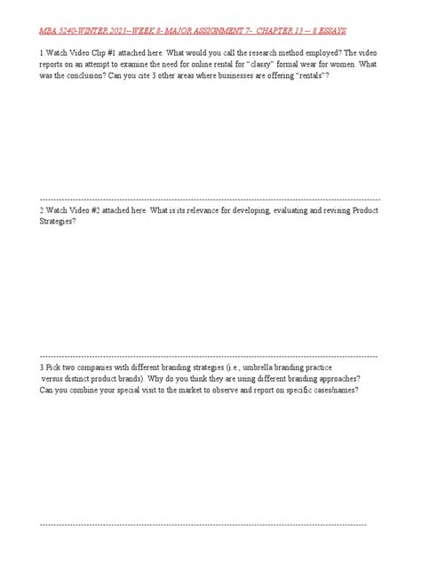 mba 5240 winter 2023 week 8 major assignment 7 chapter 13 8