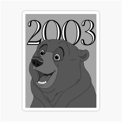 Brother Bear Sticker For Sale By Emilycody Redbubble