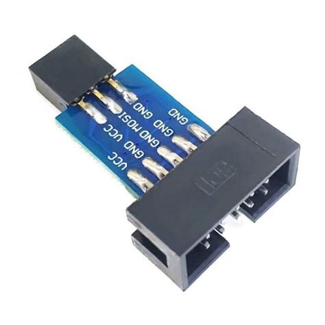 avrisp usbasp stk500 10pin to 6pin standard conversion seat avrisp
