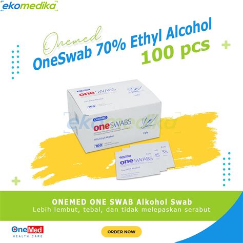 Jual Alkohol Swab Tisu Alkohol Kapas Alkohol One Swab Isi 100 Pcs
