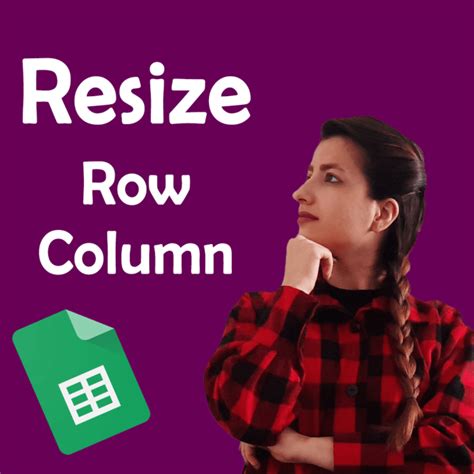 How To Resize Rows And Columns In Google Sheets Manually And