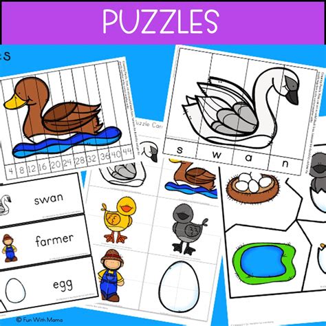 The Ugly Duckling Activities Fun With Mama Shop