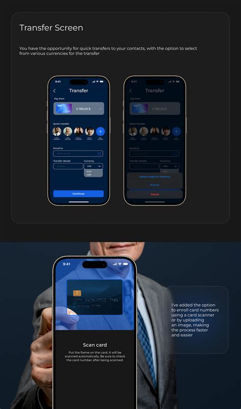 Mobile Banking App Concept Fintech Ux Ui Design Behance