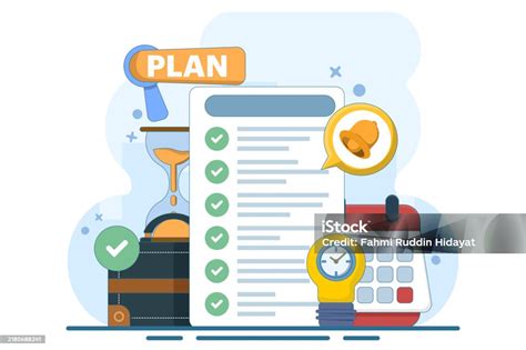 시간 관리 개념 관리자는 계획과 일정을 세우고 사무실에서 효율적인 근무 시간을 관리합니다 소셜 미디어 배너 마케팅 자료에 대한 벡터 그림 배경에 평면 벡터 그림 0명에 대한