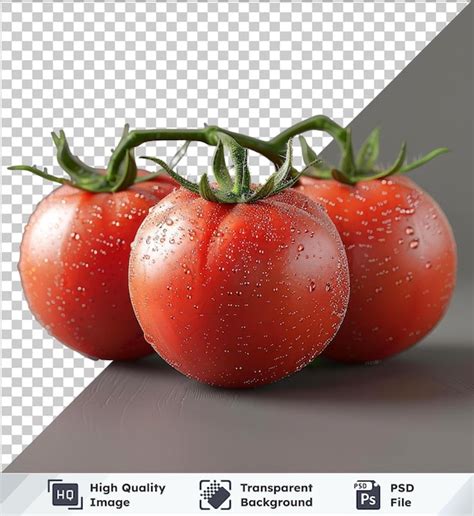 Fresh Premium Quality Tomatoes Isolated With Clipping Path Red Tomato Green Leaf Dark Shadow