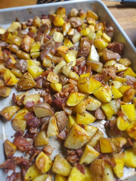Roasted Bacon Potatoes Double O And Company