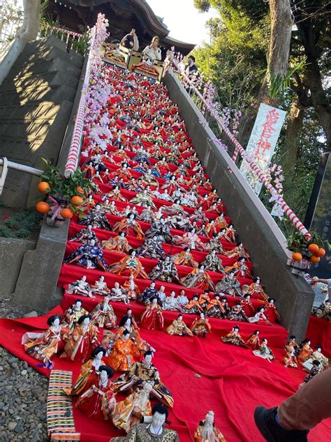 埼玉県さいたま市岩槻区愛宕神社のおお雛壇飾りと限定御朱印 風薫る御朱印巡り2