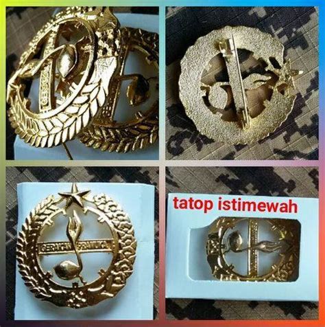 Tatop Pembina Putra Tatop Pembina Putri Cor Tanda Peci Pembina Emblem