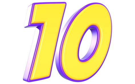 Numero 10 Png Para Descargar Gratis