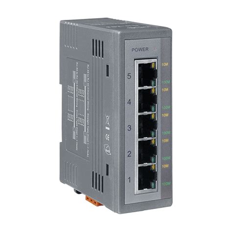 Jual Ethernet Connector Unmanaged 5 Port Industrial 10 100 Mbps Switch