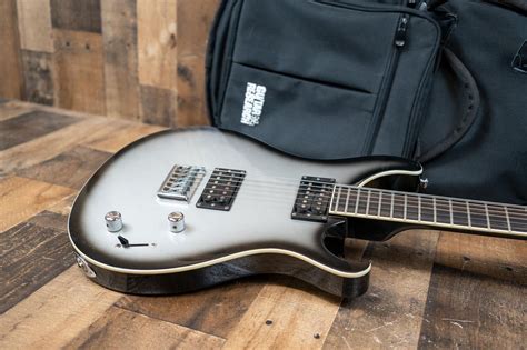 2011 Prs Se Mike Mushok Baritone Silverburst Guitars Electric Solid