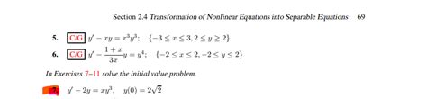 Solved Section Transformation Of Nonlinear Equations Chegg