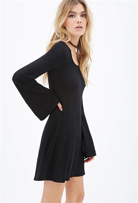 Bell Sleeve Dress Black Bell Sleeve Dress Bell Sleeve Dress