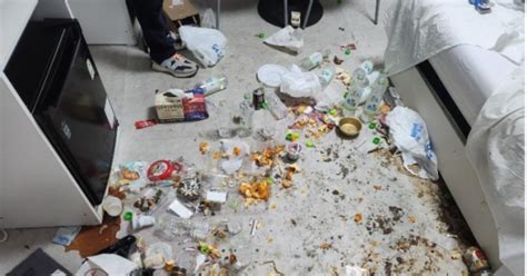 모텔 객실 쓰레기장 만들고 야반도주운영자 분통