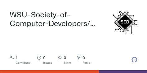 GitHub WSU Society Of Computer Developers Website