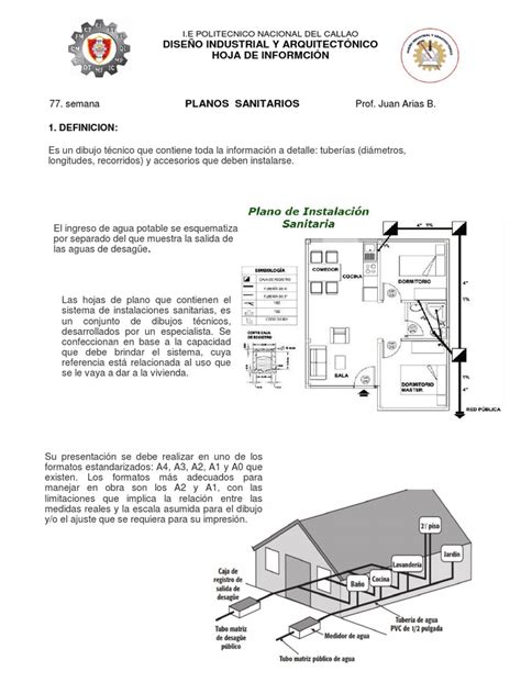 Muestrario De Planos Sanitarios Pdf Dibujo Técnico Agua