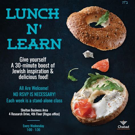 Lunch N Learn Chabad Of Shelton