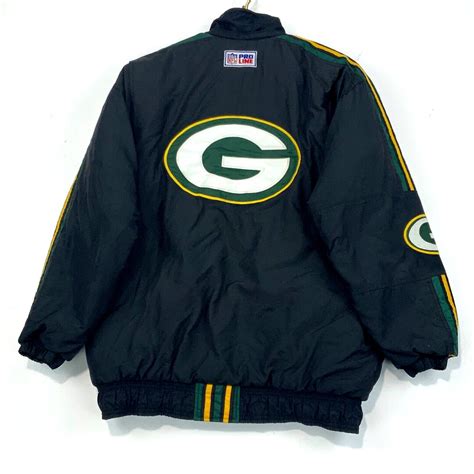 Vintage Green Bay Packers Pro Line Starter Puffer Jacket Size Etsy