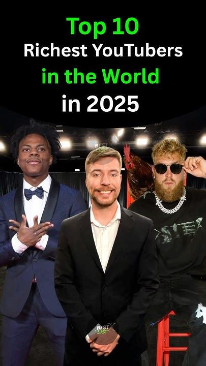 Top 10 Richest Youtubers In The World Rich Youtuber Mrbeast