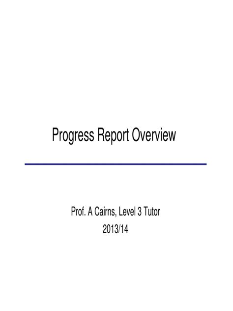 Pdf Progress Report Overview Pdf Dokumen Tips