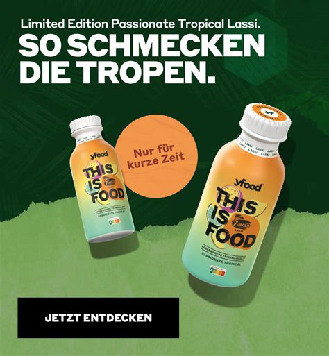 YFood SE NEU Passionate Tropical Lassi Limited Edition Milled