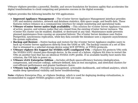 Vmware Vsphere Vdi Design Guide—gpu Resource Sharing For Vdi And Ai Workloads In A Healthcare