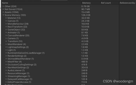 Unity中的资源管理 使用profile分析内存使用情况unity Profile Csdn博客
