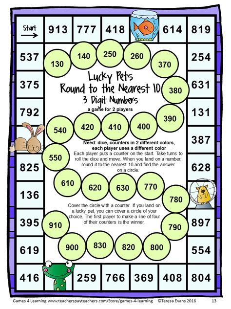 Rounding To The Nearest 10 Games Math Center Games Math Strategies