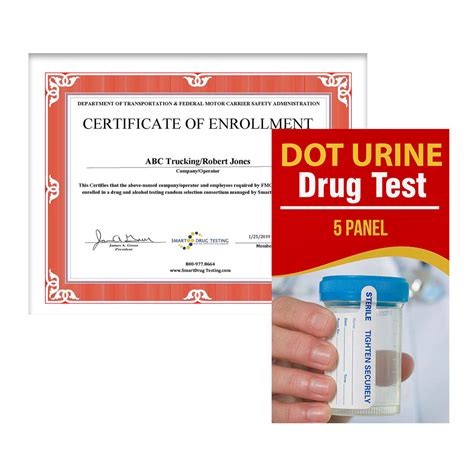 5 Panel DOT Consortium Membership 1 Yr Smart Drug Testing