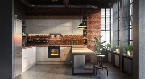 Kitchen Design Rendering 6 Examples By ArchiCGI