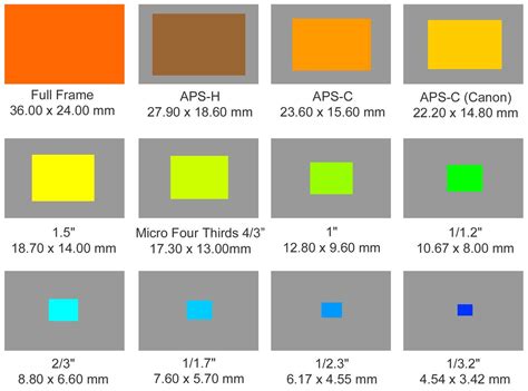 Camera Sensor Size Why Does It Matter And Exactly How Big Are They