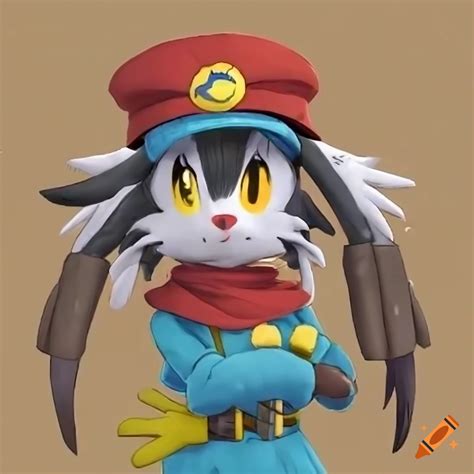 Portrait Of An Anthro Character Klonoa In Hero Costume On Craiyon