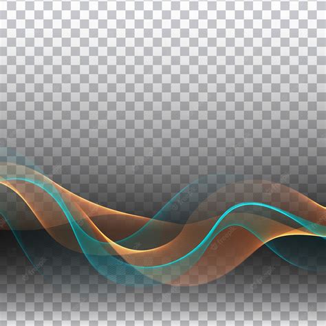 추상 화려한 웨이브 투명 세련 된 배경 무료 벡터