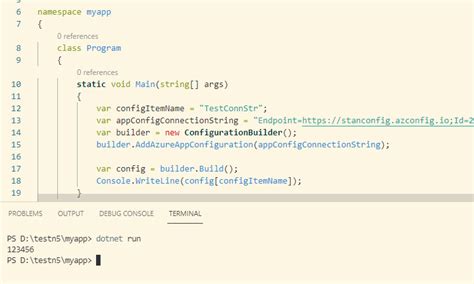 How To Retrieve Azure App Configuration Service Settings While In