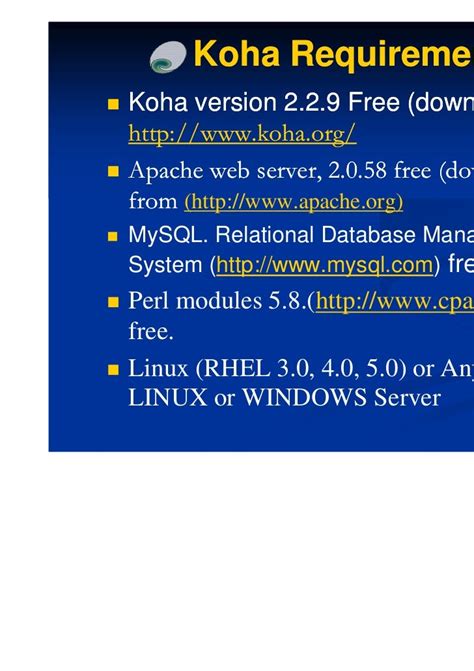 Koha Open Source Library Management Software