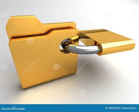 Secure Folder Icon Outline Vector Factor Verification Cartoondealer