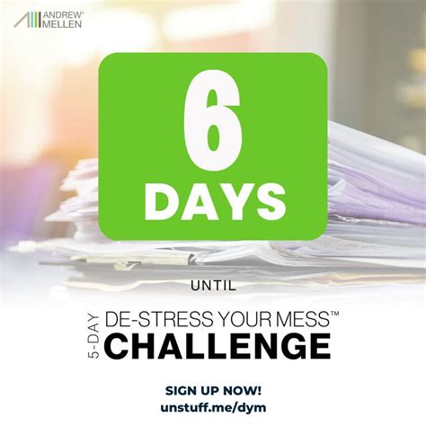 How To Tame Paper Clutter With De Stress Your Mess Challenge Andrew