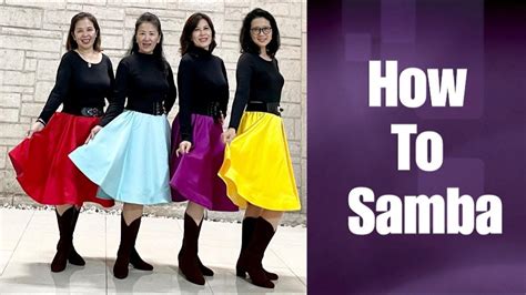 How To Samba Line Dance Demo Count YouTube
