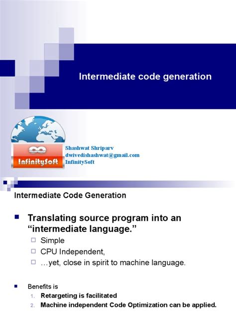 Intermediate Code Generation 1 Pdf Boolean Data Type Control Flow