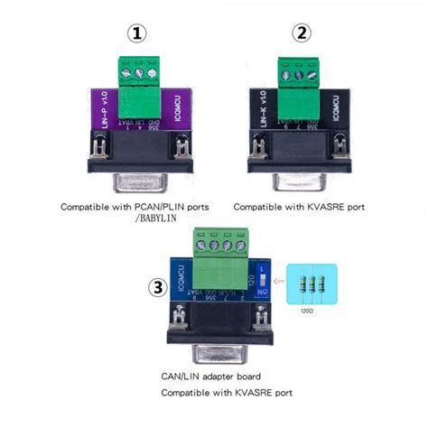 Female Db9 Connectors To Can Lin Interface Adapter For Pcan Plin Can Bus Monitor