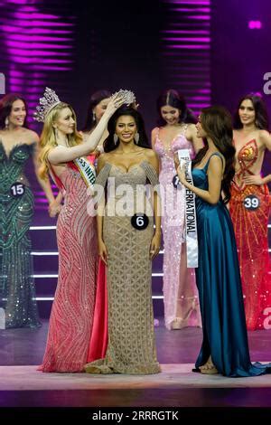 230529 Quezon City May 29 2023 A Contestant Poses In Her