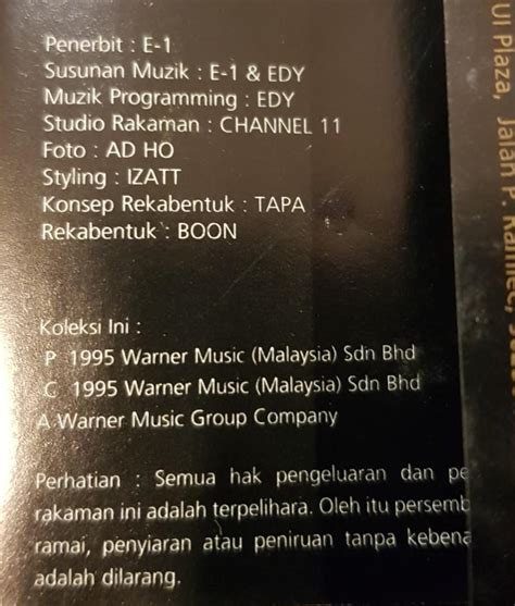 Hari Ini Hari Raya Compilation Cassette Kaset Hobbies Toys Music Media CDs DVDs