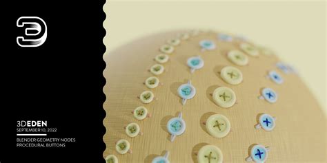 Procedural Buttons Blender Market