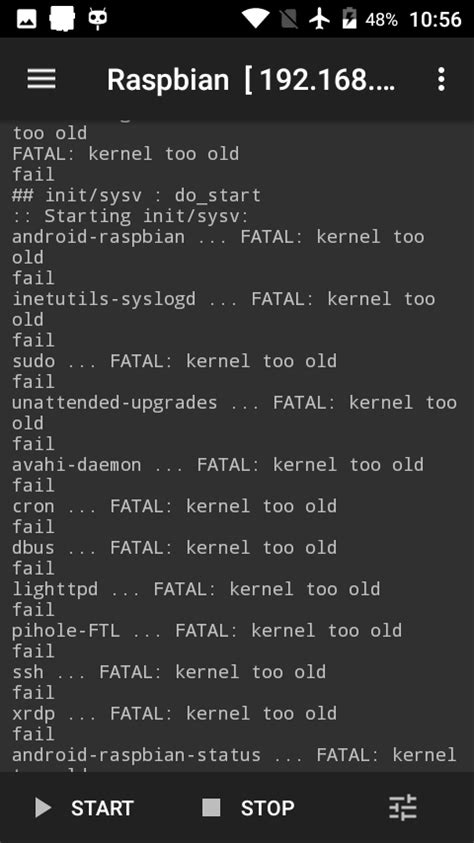 Error Kernel Too Old Issue 33 DesktopECHO Pi Hole For Android