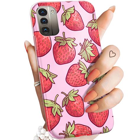 Etui Do Nokia G11 4G G21 4G Wzory Truskawki Poziomki Owoce Obudowa