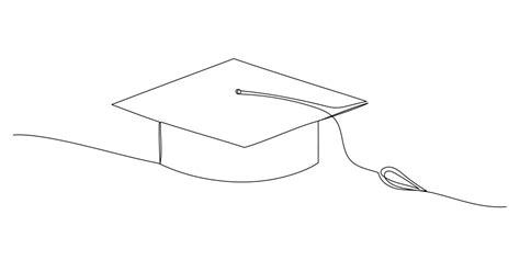 Graduation Cap Line Vector Images Over 15000