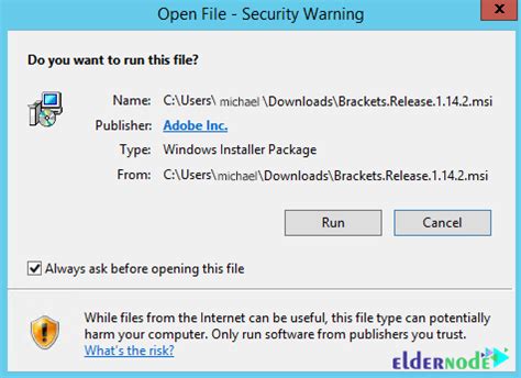 How To Install Brackets Code Editor On Windows RDP Eldernode Blog