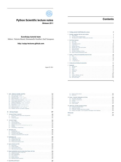 Python Scientific Pdf Parameter Computer Programming Python Programming Language